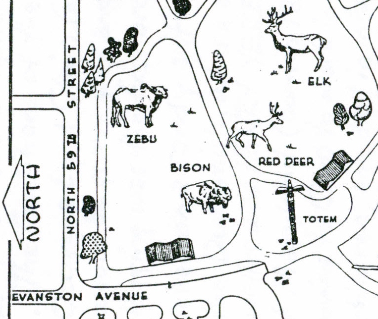 Map of Totem Pole Location from Don Sherwood’s Seattle Parks History ...