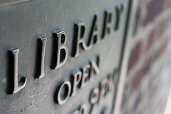 image of library sign at Queen Anne branch courtesy of Chris Blakeley ...