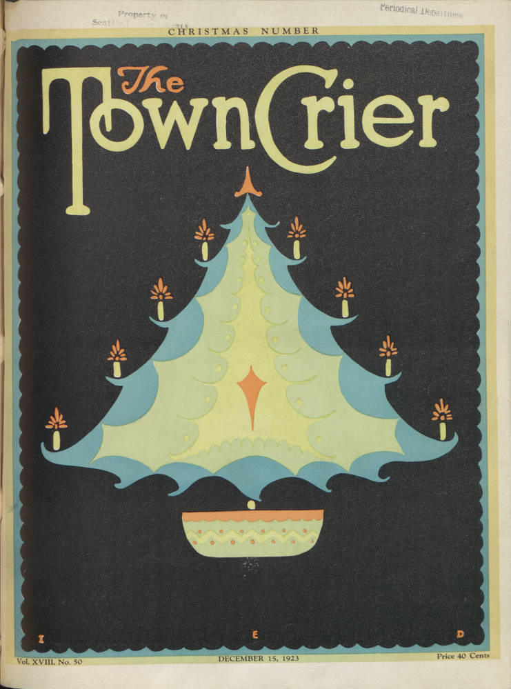 New to our digital collections: Seattle’s Town Crier Newspaper – Shelf Talk